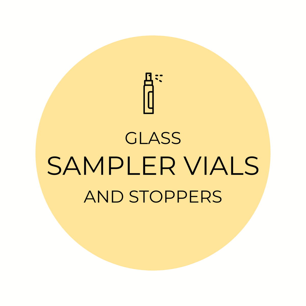 Glass Sampler Vials and Stoppers – ABA Packaging Corporation